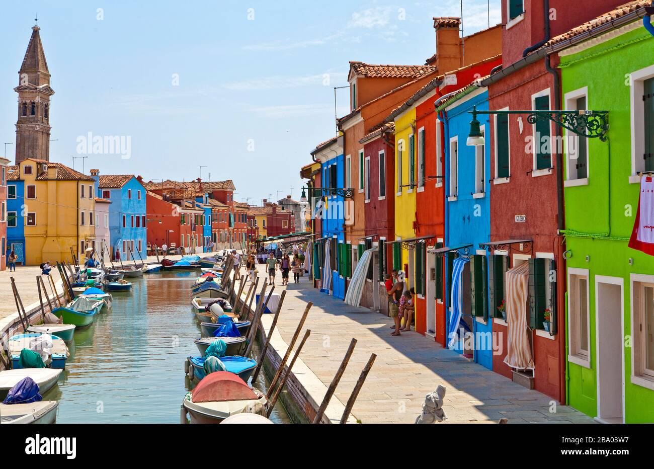 Burano island venice veneto hi-res stock photography and images - Alamy
