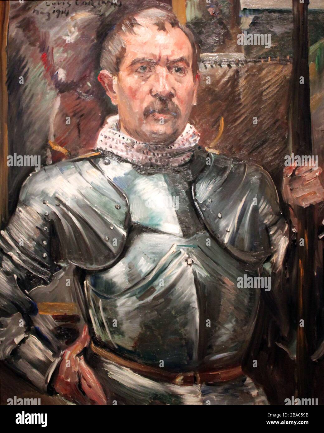 Self portrait lovis corinth hi-res stock photography and images - Alamy