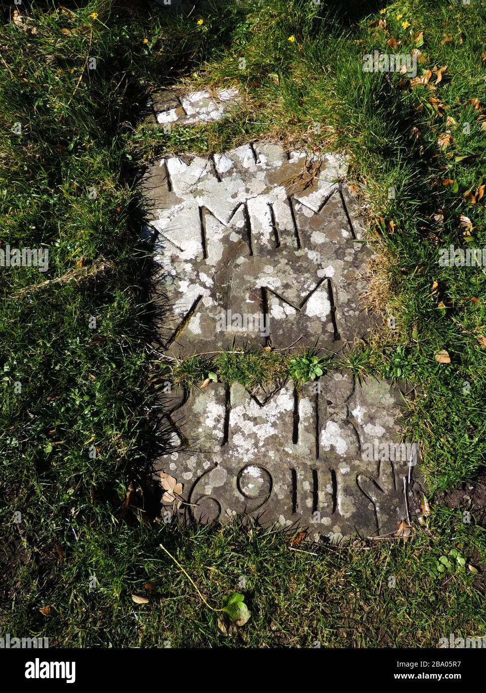 Cryptic gravestone hi-res stock photography and images - Alamy