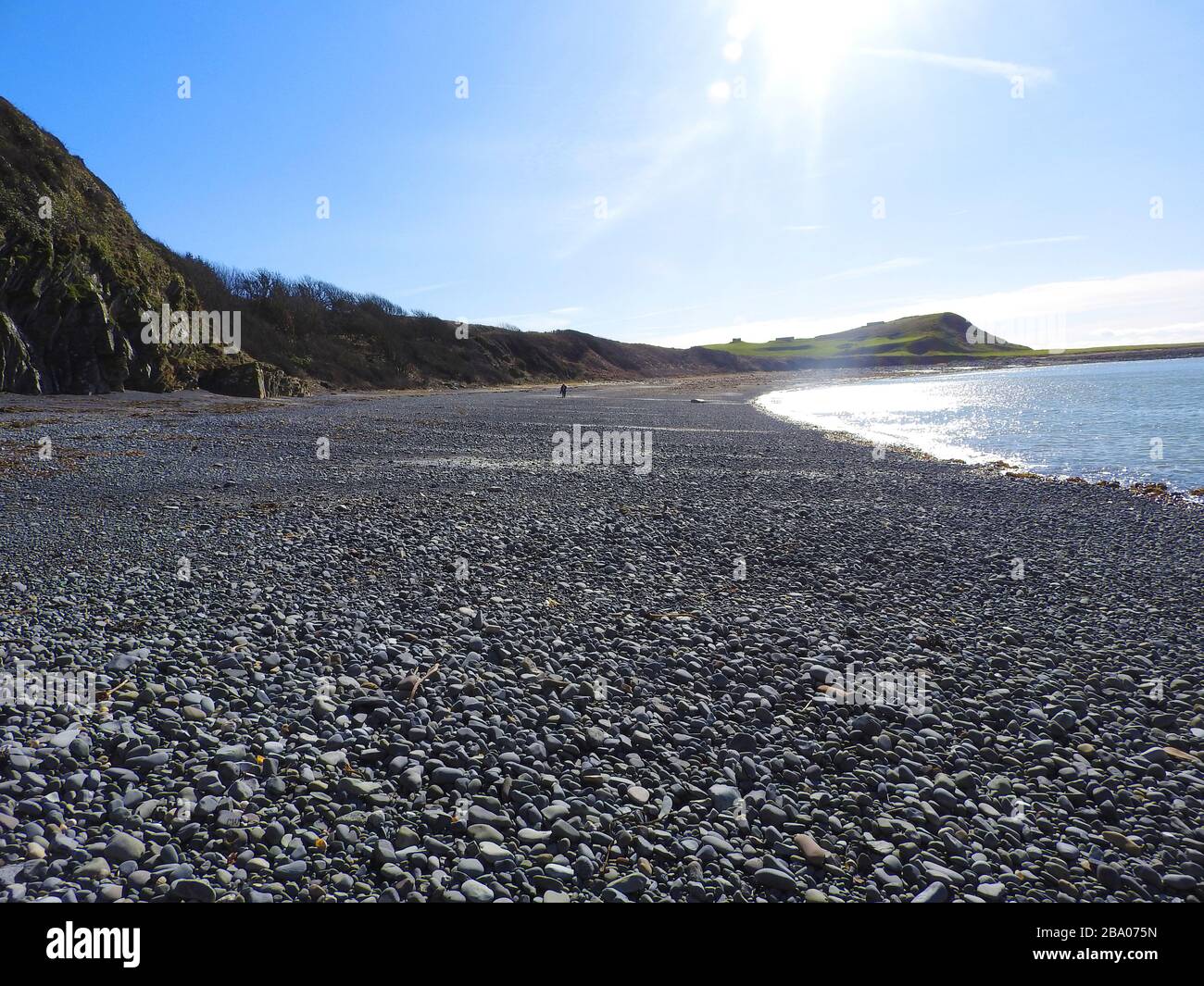 Front Bay, (part of Luce Bay) Monreith, Machars , Scotland, looking ...