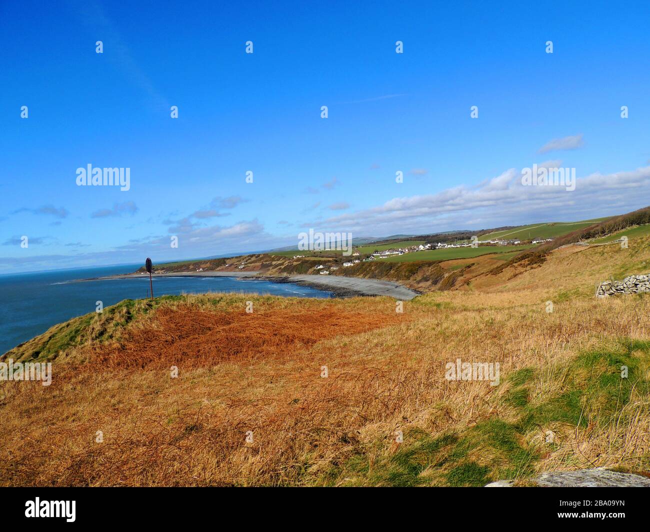 Monreith Bay,the Machars, Dumfries and Galloway, Scotland from the ...