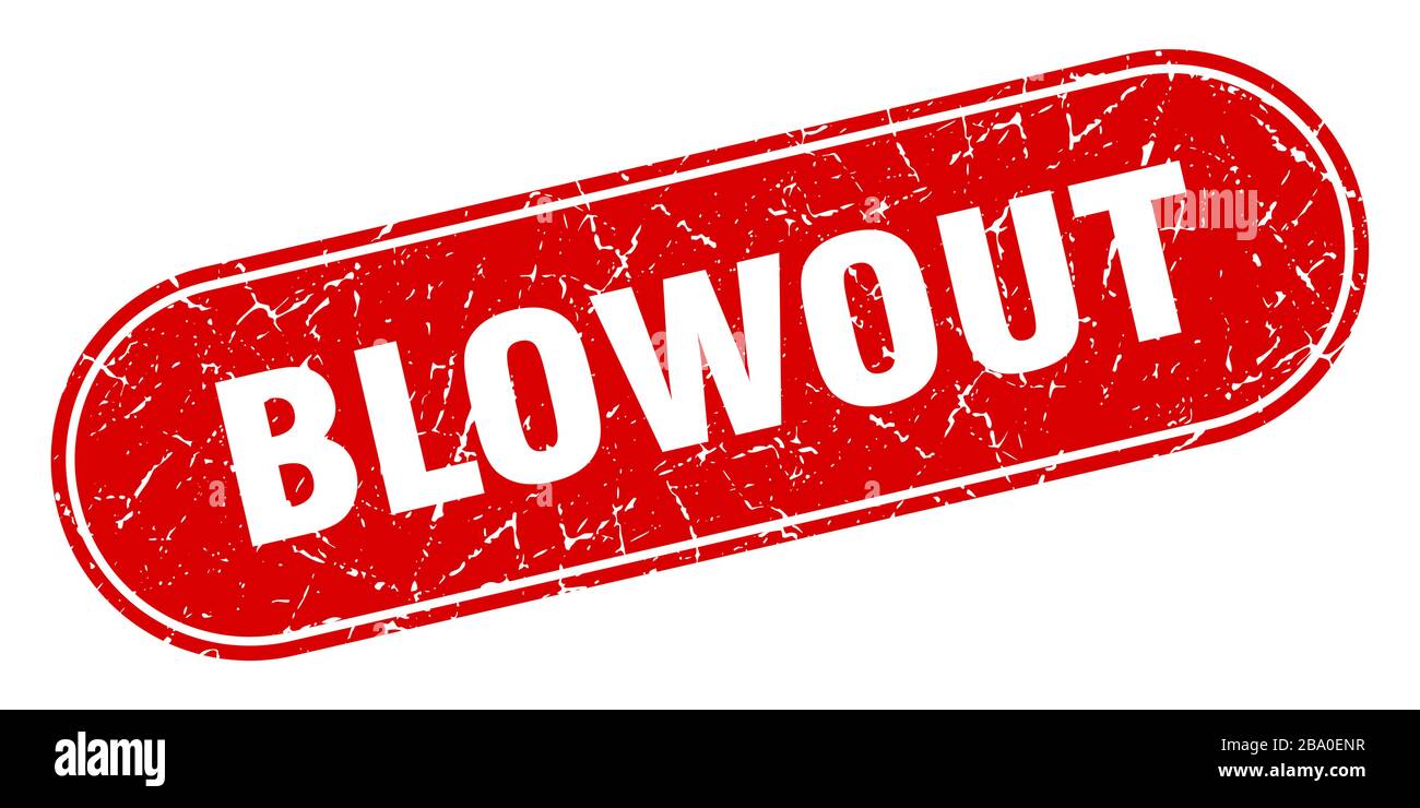 blowout sign. blowout grunge red stamp. Label Stock Vector Image & Art ...