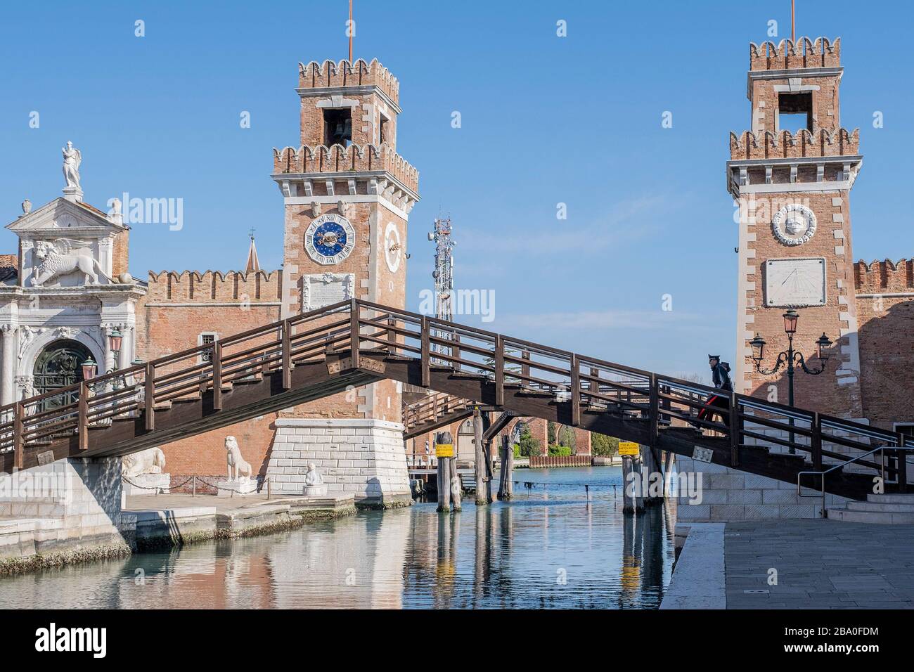 VENICE, ITALY - MARCH 25: Venice is guarded by Carabinieri Stock Photo ...