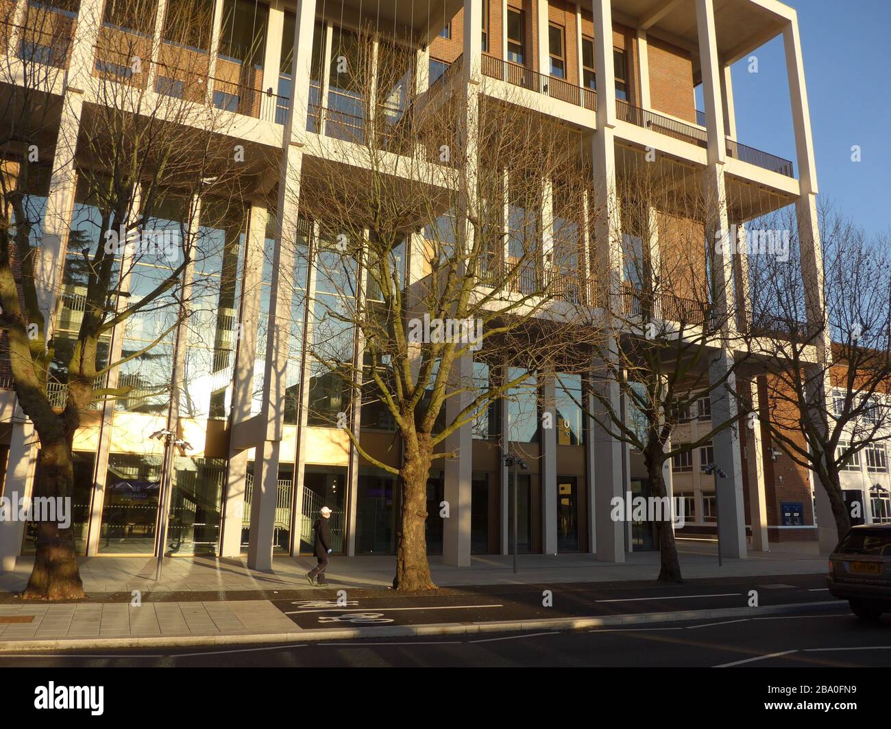 The new building at Kingston University lies empty - the Coronavirus ...