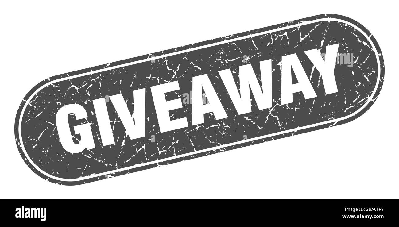 giveaway sign. giveaway grunge black stamp. Label Stock Vector Image ...