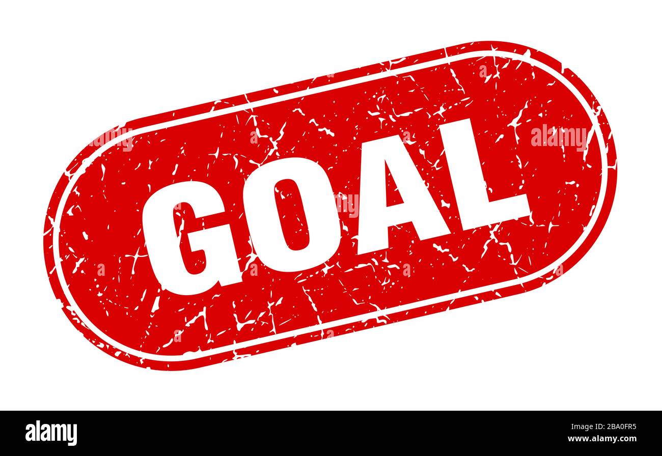 goal sign. goal grunge red stamp. Label Stock Vector Image & Art - Alamy