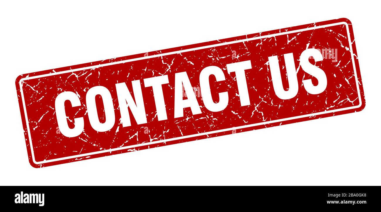 contact us stamp. contact us vintage red label. Sign Stock Vector Image ...