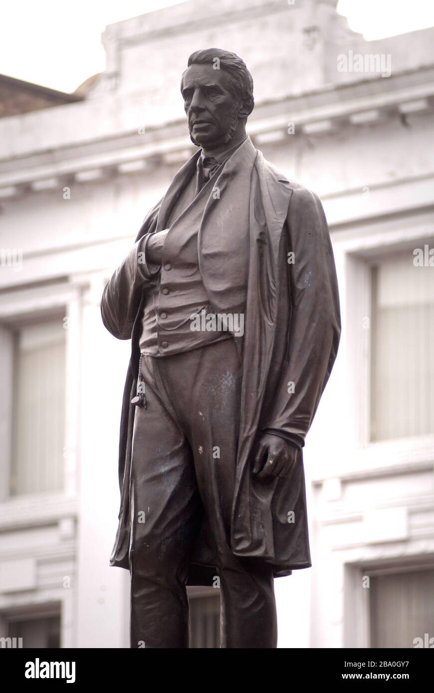 Joseph Pease Statue, Darlington Stock Photo - Alamy