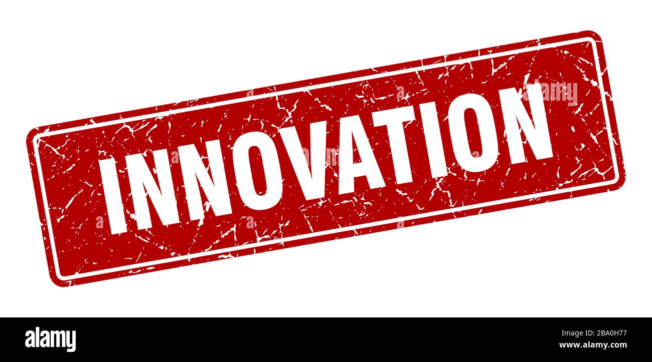 innovation stamp. innovation vintage red label. Sign Stock Vector Image ...