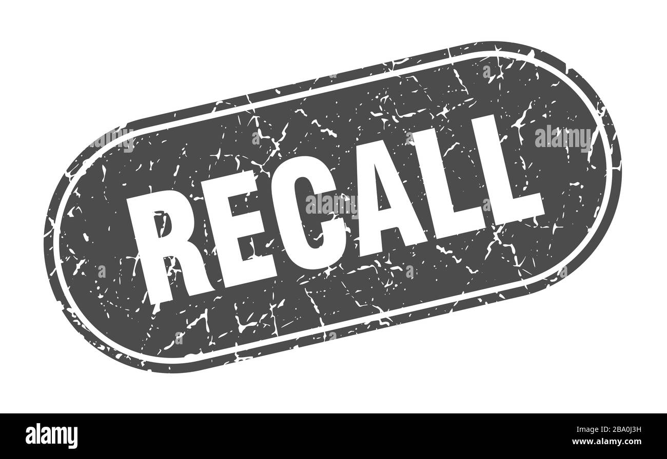 Recall rubber stamp Black and White Stock Photos & Images - Alamy