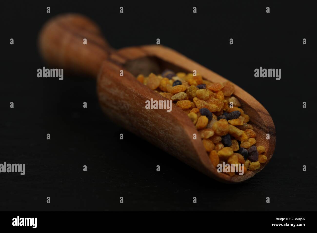 Propolis bee pollen on a spice scoop Stock Photo - Alamy