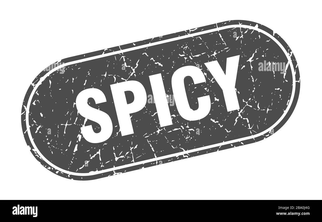 spicy sign. spicy grunge black stamp. Label Stock Vector Image & Art ...