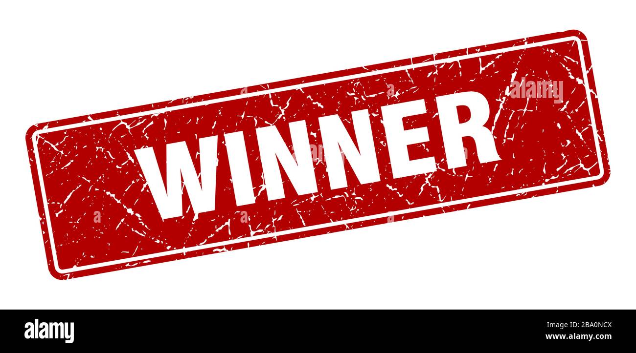 winner stamp. winner vintage red label. Sign Stock Vector Image & Art ...