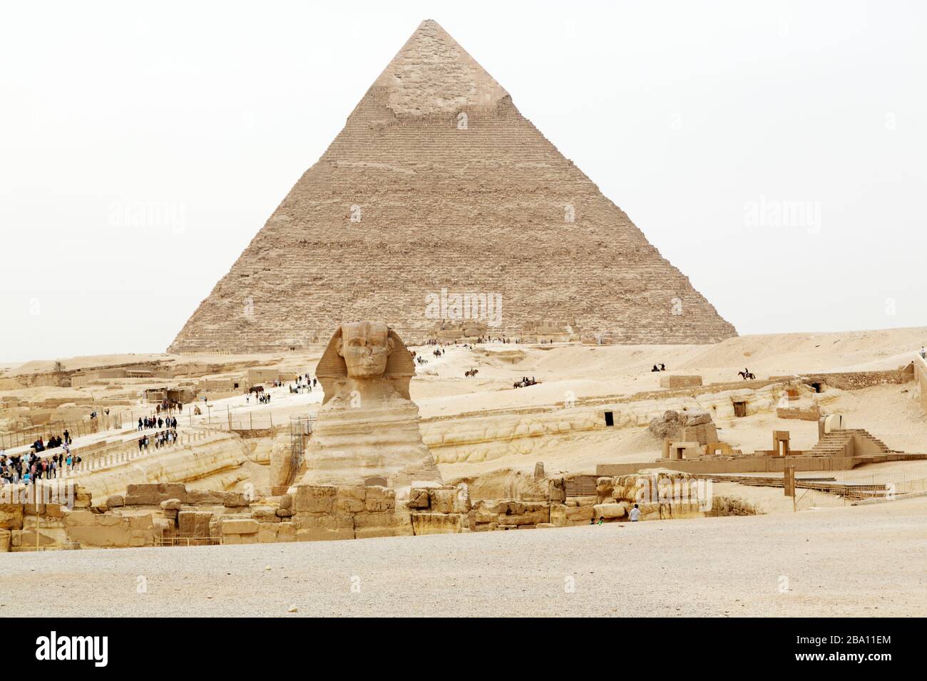 The Great Sphinx of Giza at the Giza Plateau in Cairo, Egypt. The ...