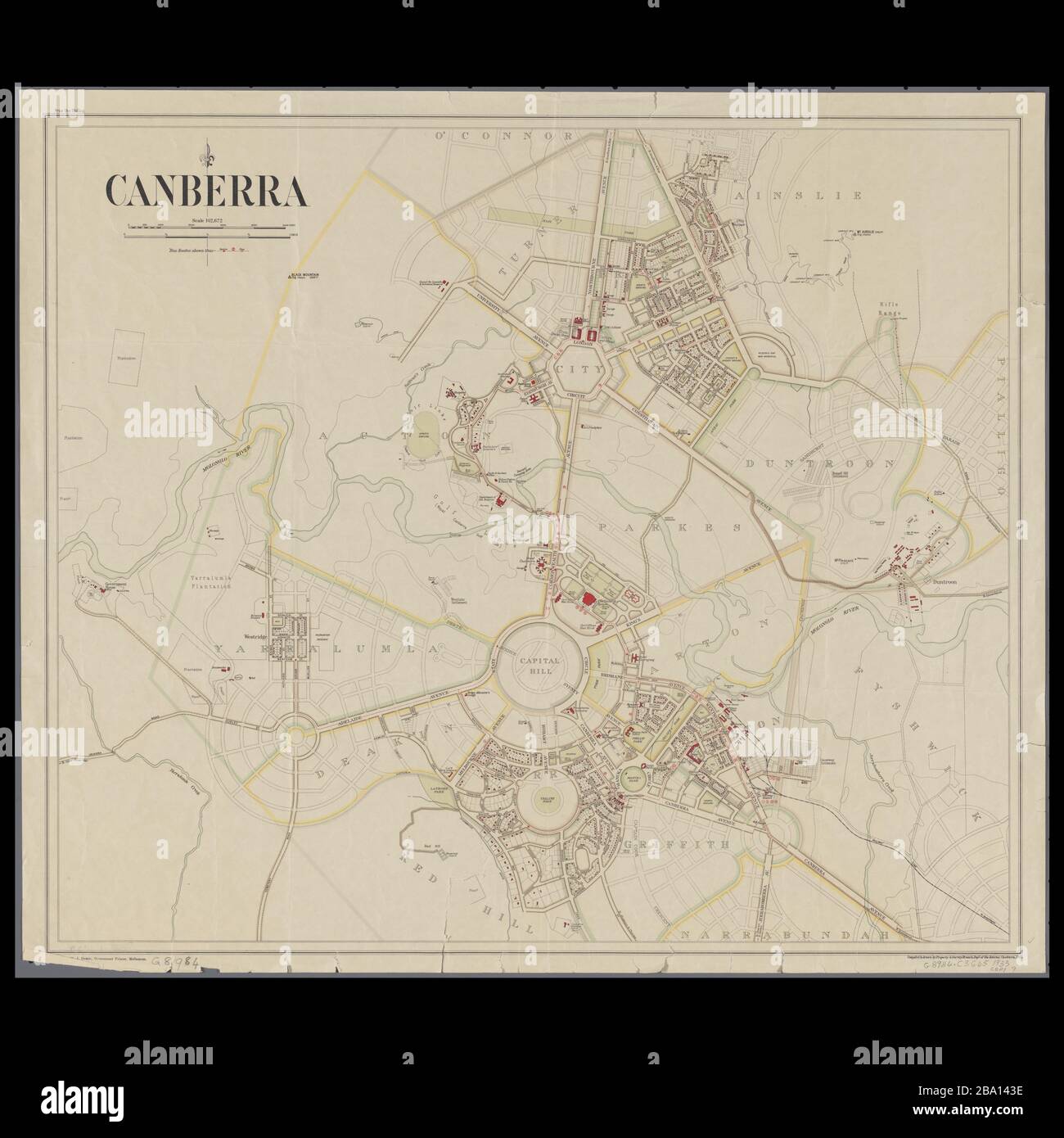 Map of griffith hi-res stock photography and images - Alamy