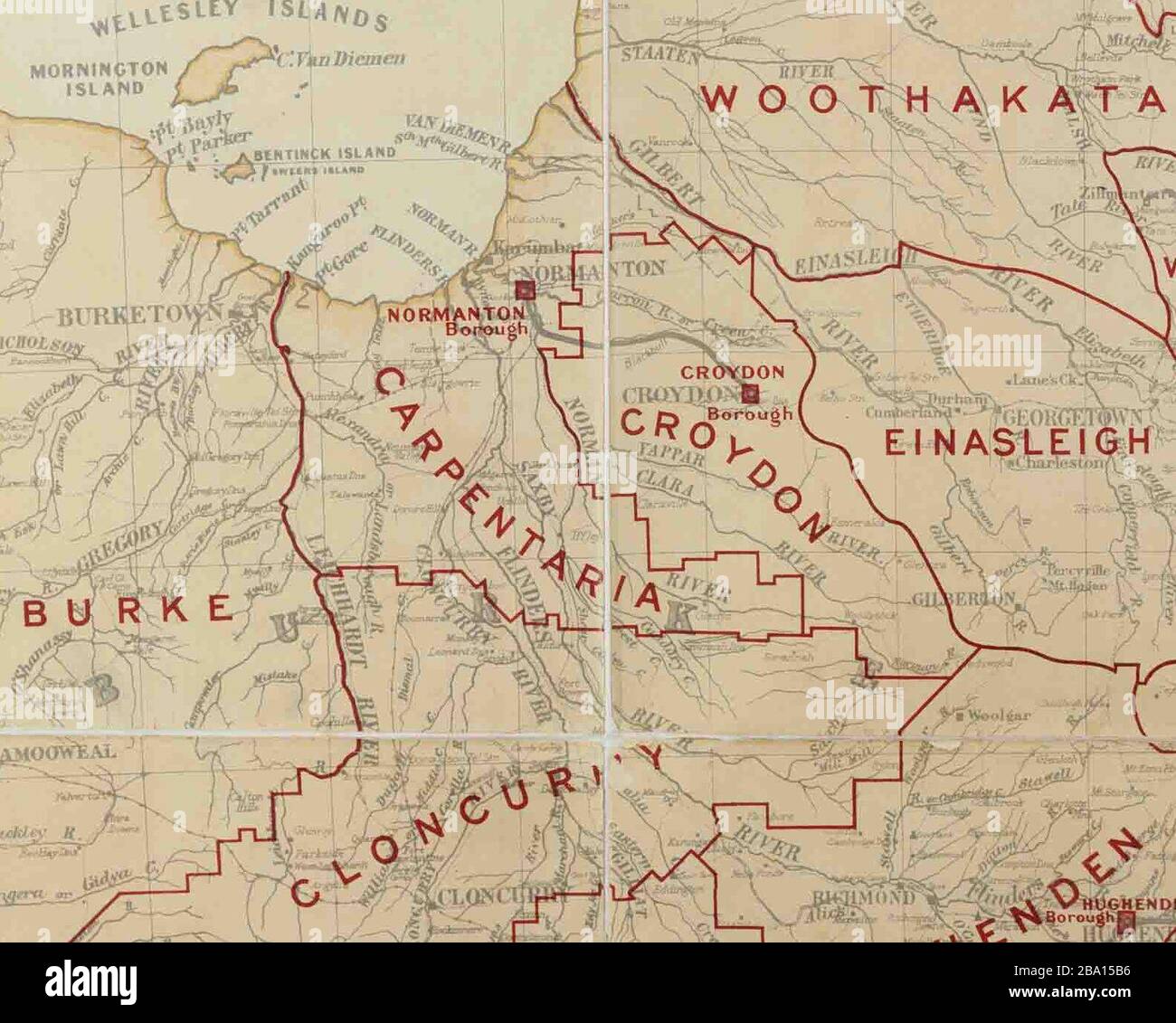 Carpentaria Map High Resolution Stock Photography and Images - Alamy