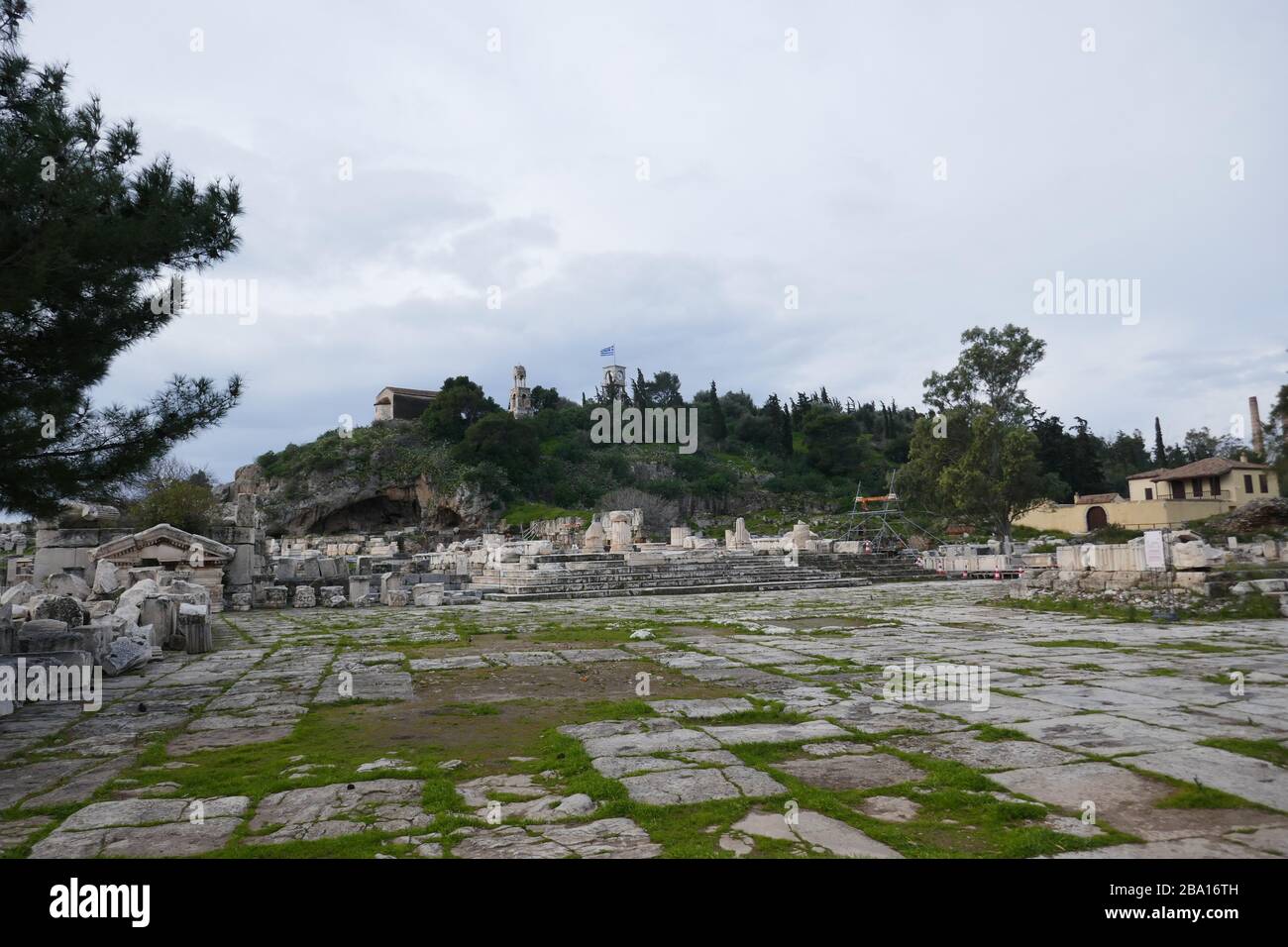 archaeological site of eleusis Stock Photo - Alamy