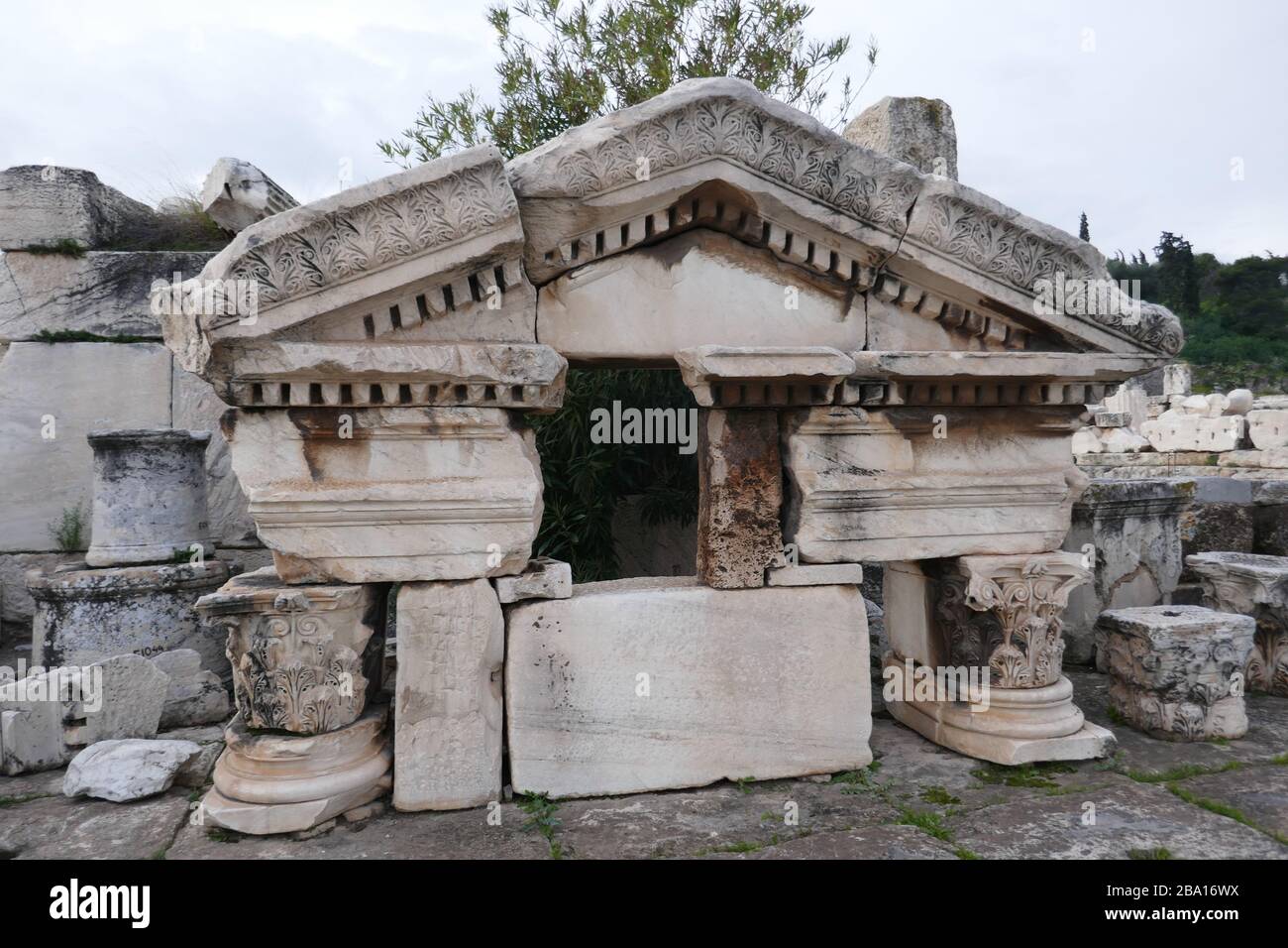 archaeological site of eleusis Stock Photo - Alamy