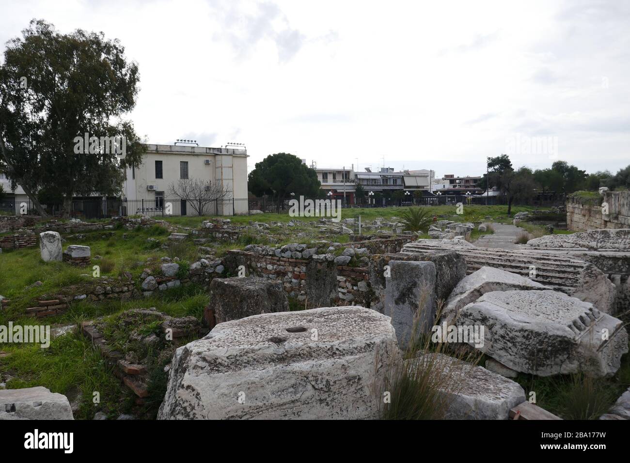 archaeological site of eleusis Stock Photo - Alamy