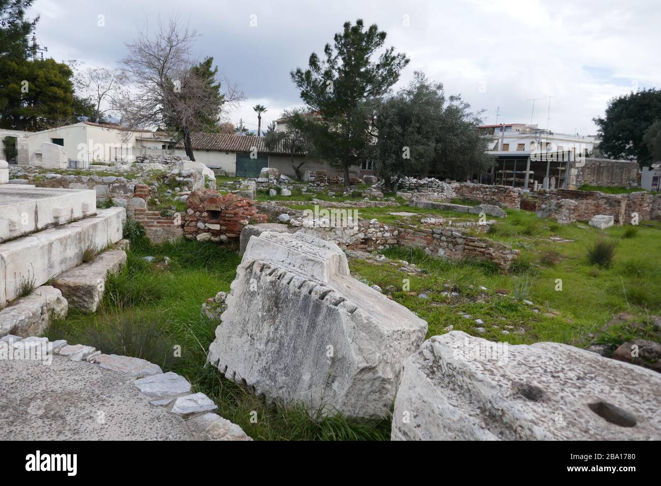 archaeological site of eleusis Stock Photo - Alamy