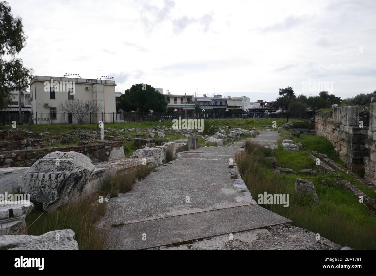archaeological site of eleusis Stock Photo - Alamy