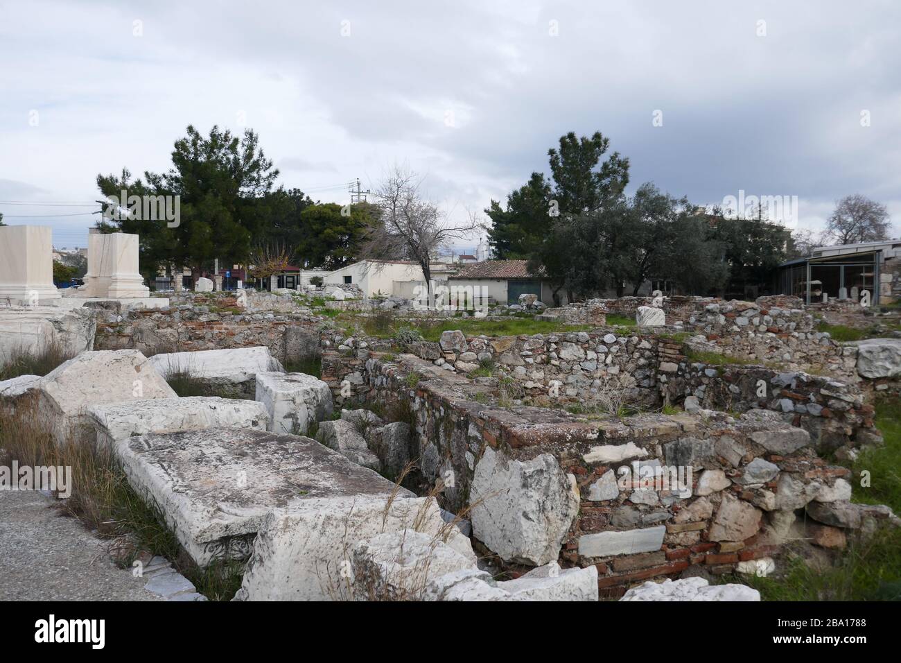 archaeological site of eleusis Stock Photo - Alamy