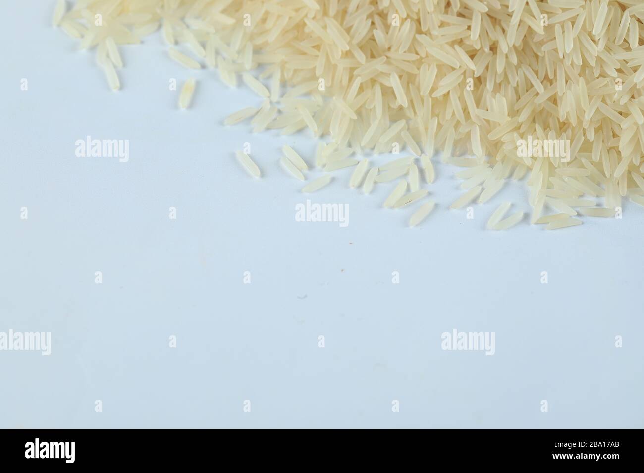Dry and fresh asian rice stock on the corner of the marble Stock Photo ...
