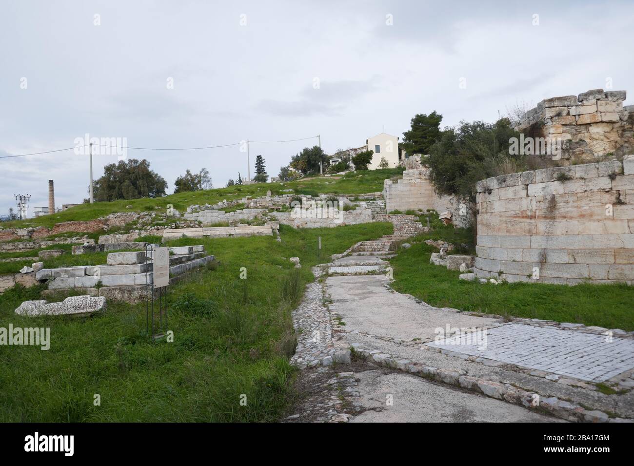 archaeological site of eleusis Stock Photo - Alamy