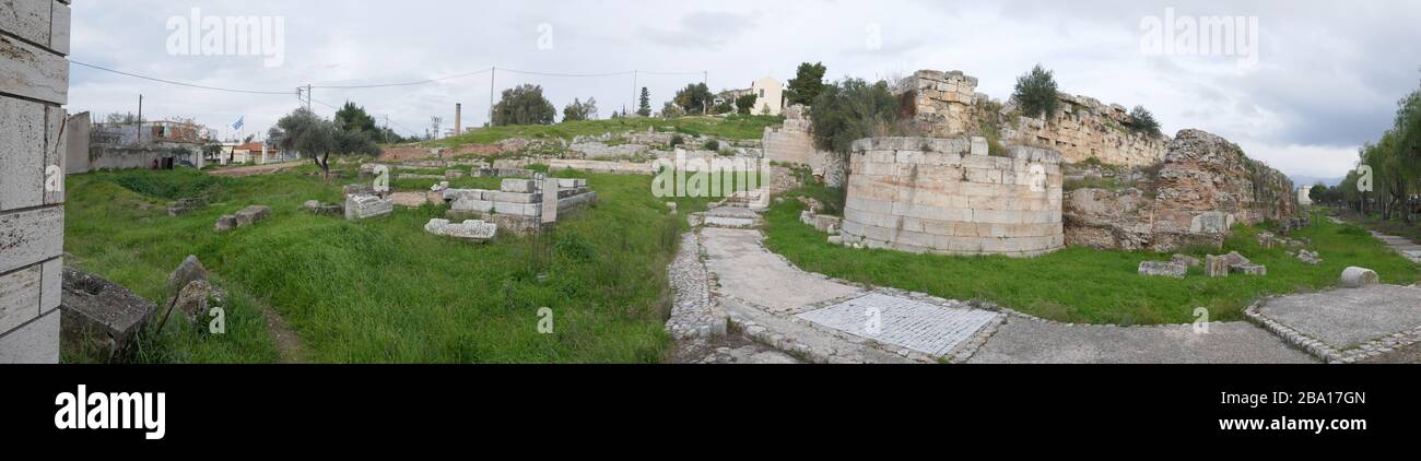archaeological site of eleusis Stock Photo - Alamy