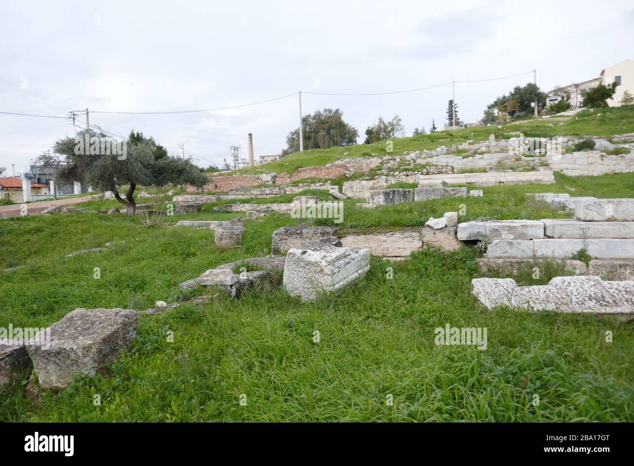 archaeological site of eleusis Stock Photo - Alamy