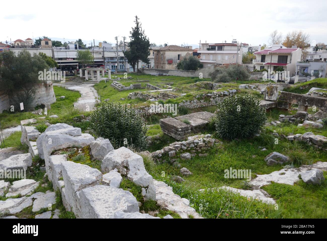 archaeological site of eleusis Stock Photo - Alamy