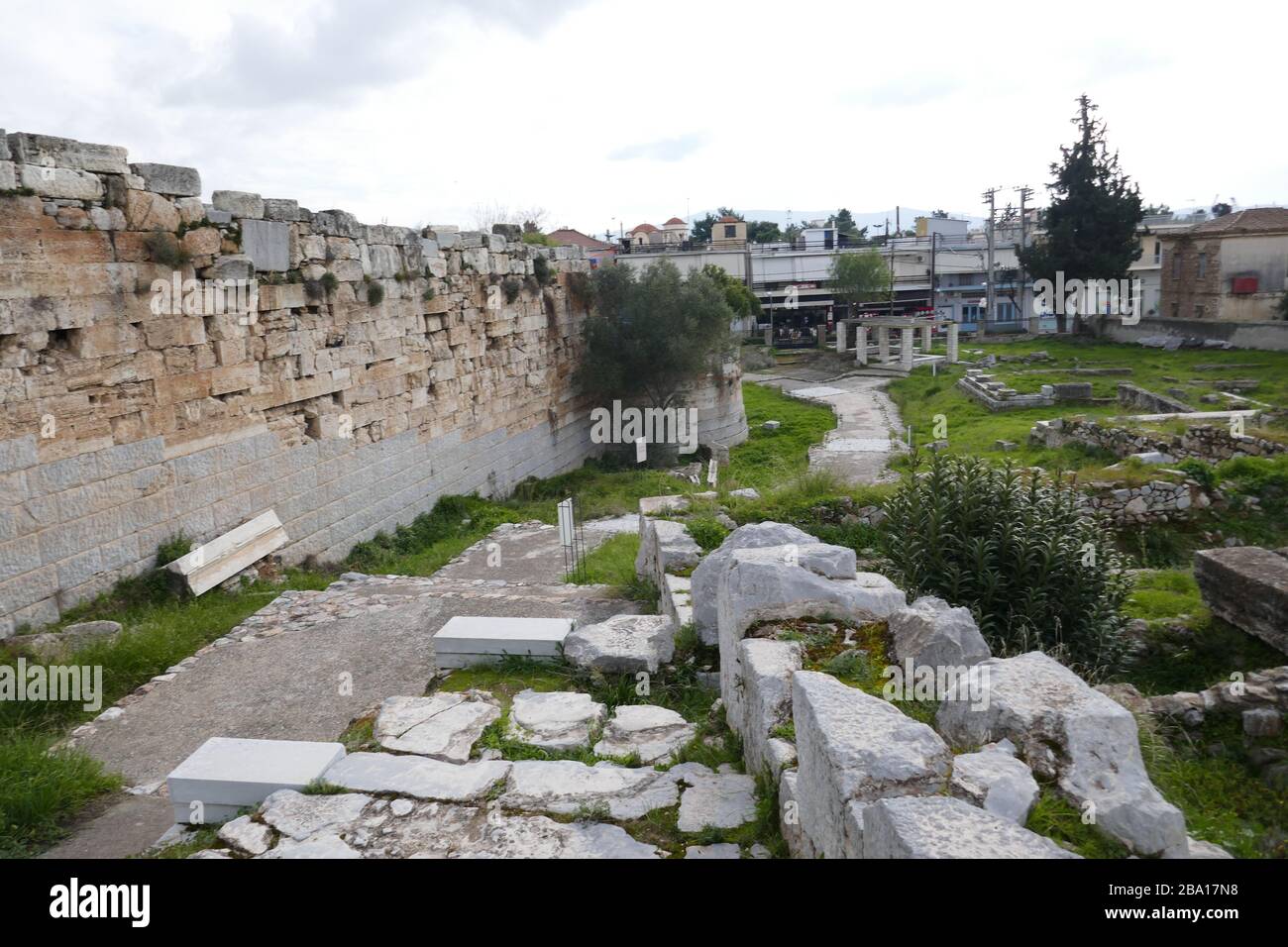 archaeological site of eleusis Stock Photo - Alamy