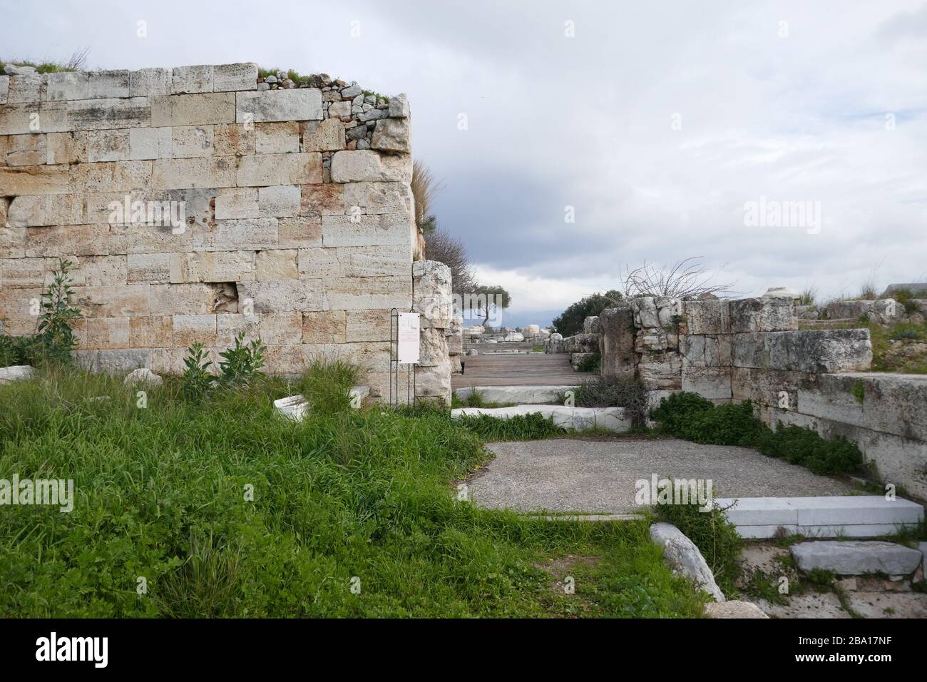 archaeological site of eleusis Stock Photo - Alamy