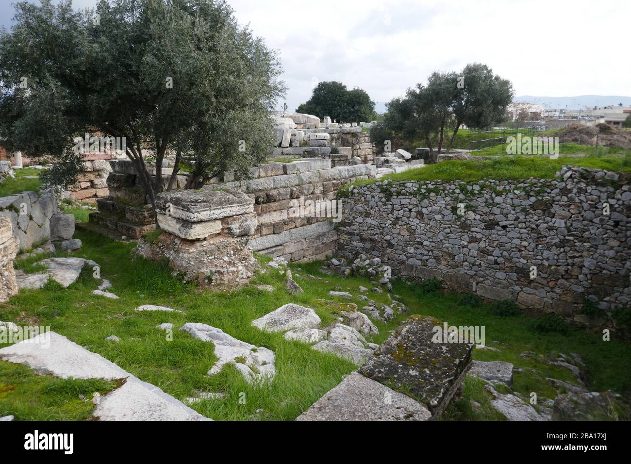 archaeological site of eleusis Stock Photo - Alamy