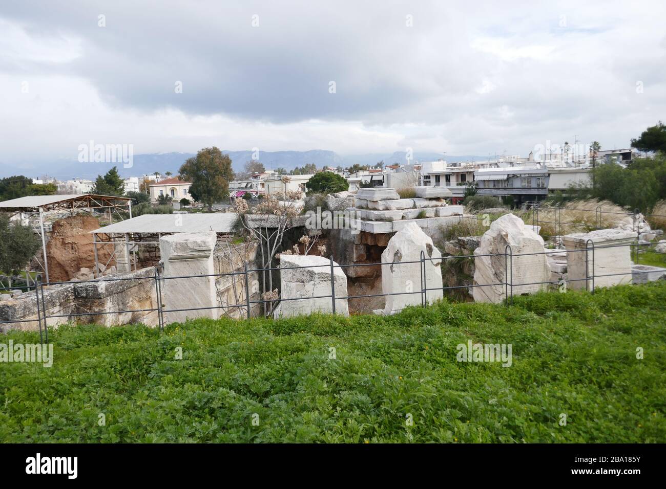 archaeological site of eleusis Stock Photo - Alamy