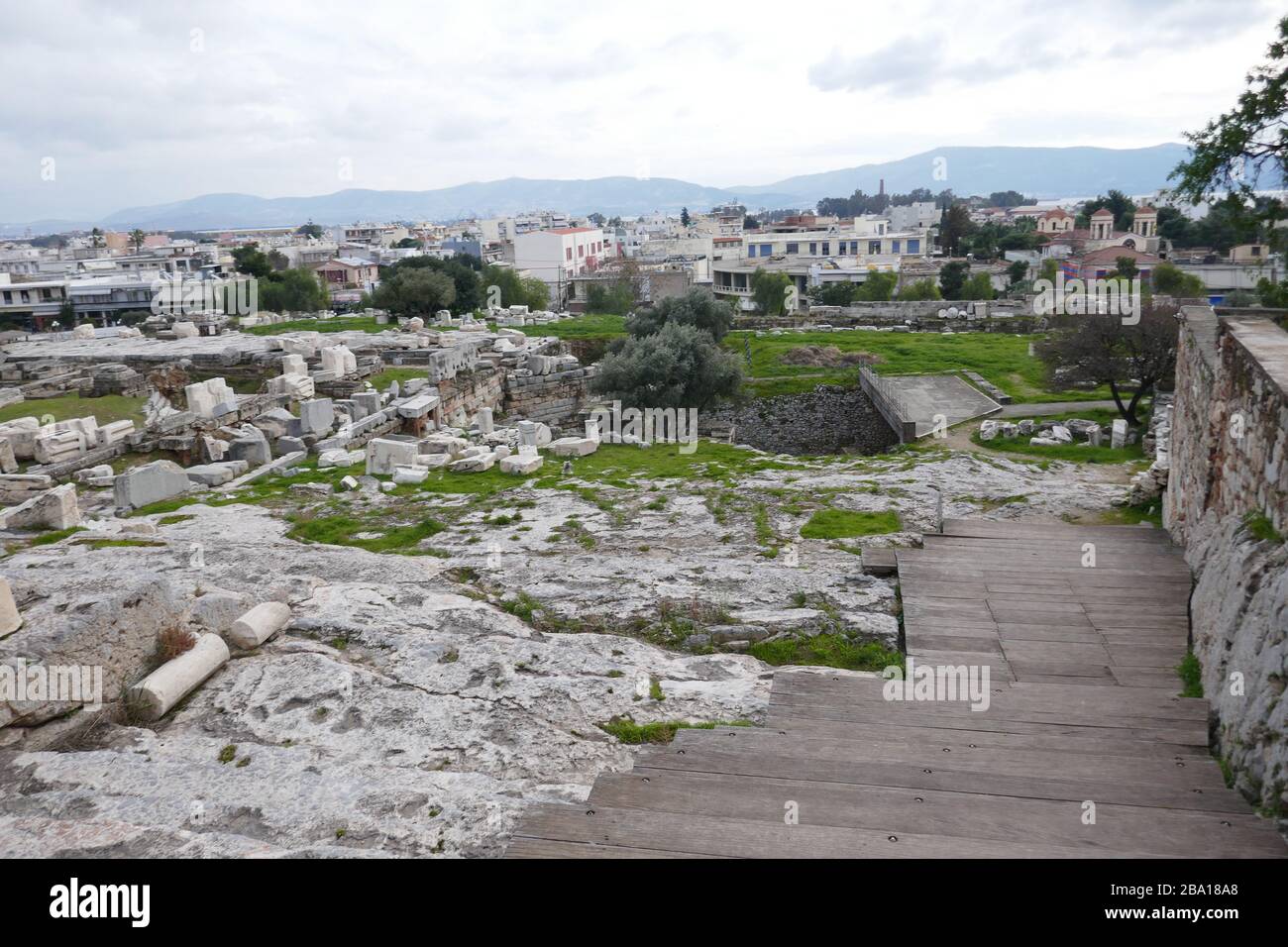 archaeological site of eleusis Stock Photo - Alamy