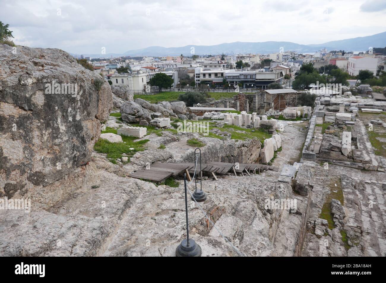 archaeological site of eleusis Stock Photo - Alamy