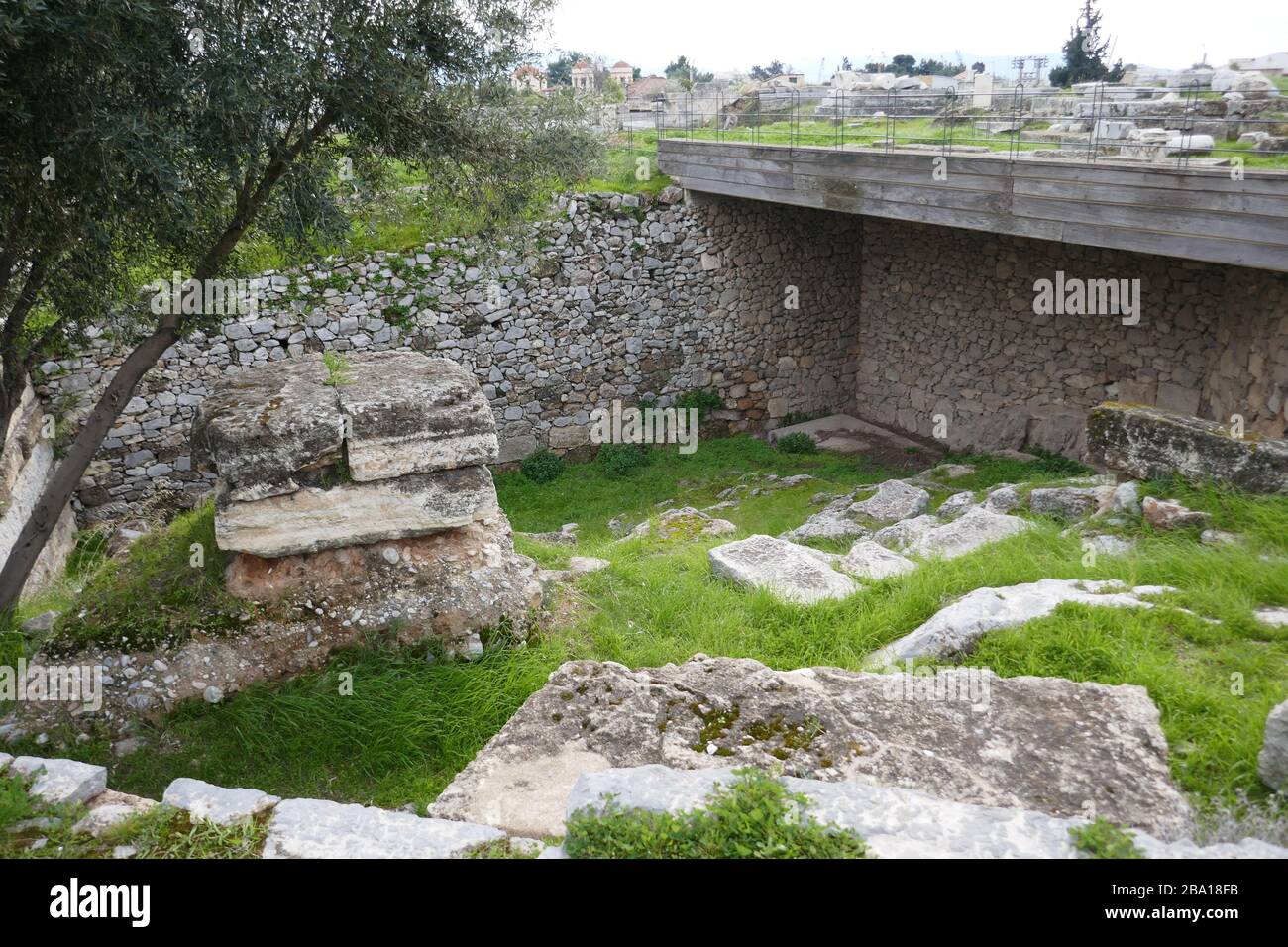 archaeological site of eleusis Stock Photo - Alamy