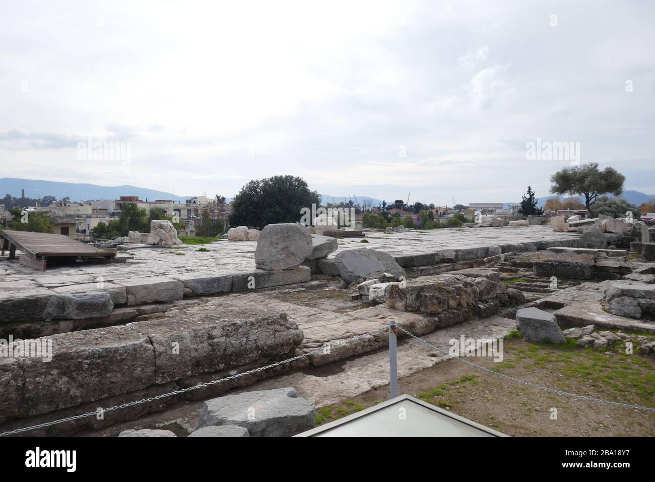 archaeological site of eleusis Stock Photo - Alamy