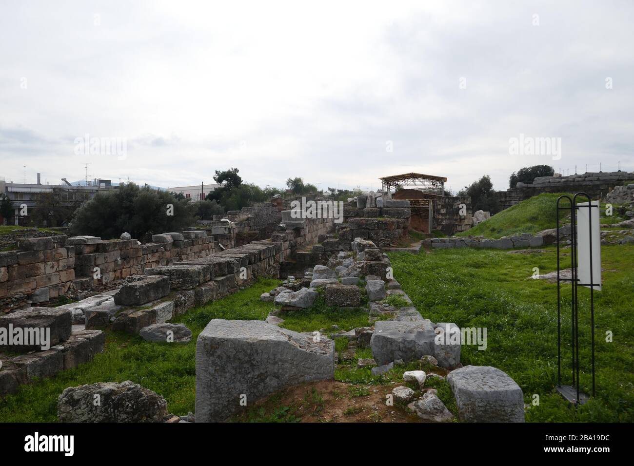 archaeological site of eleusis Stock Photo - Alamy