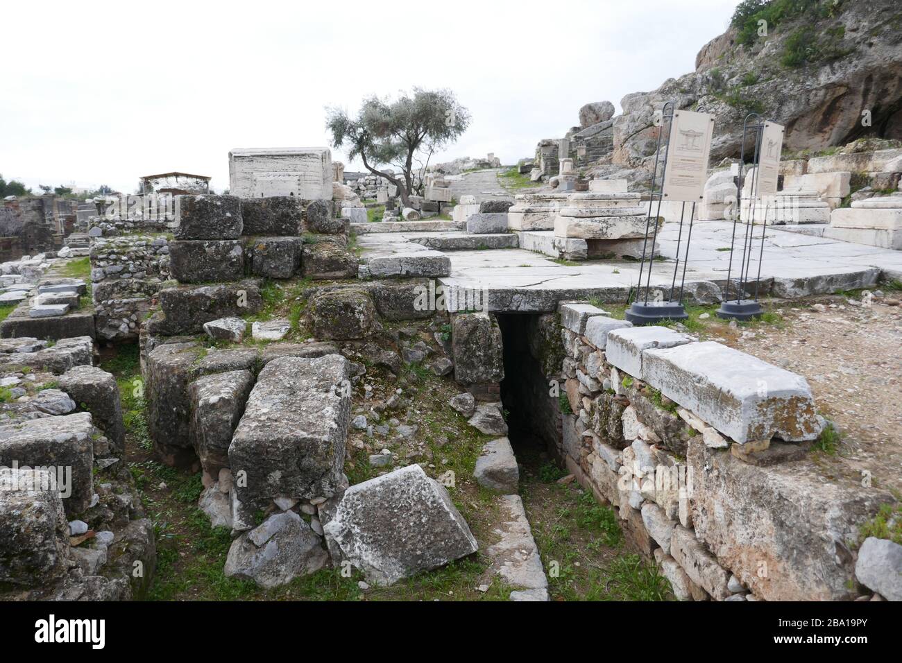 archaeological site of eleusis Stock Photo - Alamy