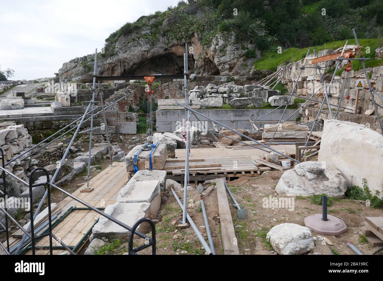 archaeological site of eleusis Stock Photo - Alamy