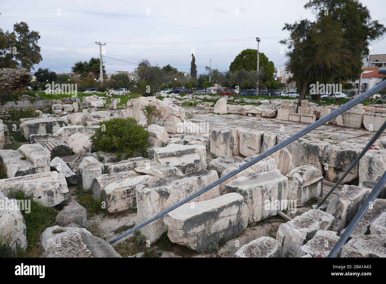 archaeological site of eleusis Stock Photo - Alamy