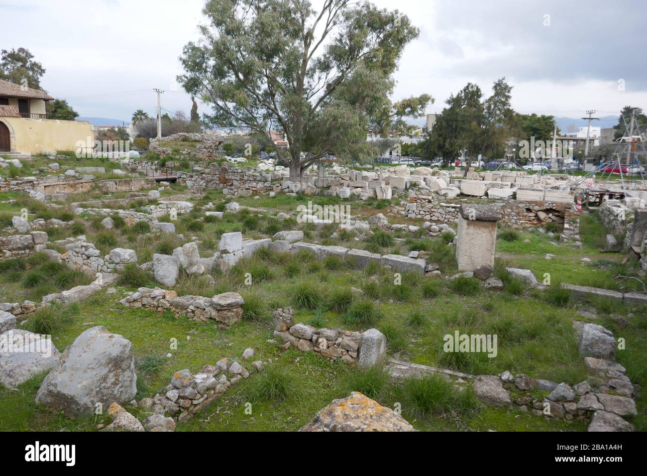 archaeological site of eleusis Stock Photo - Alamy