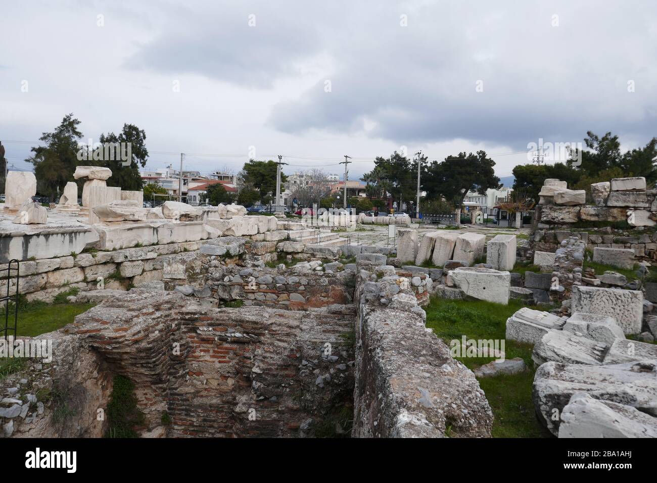 archaeological site of eleusis Stock Photo - Alamy