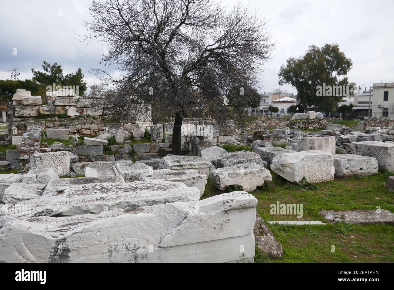 archaeological site of eleusis Stock Photo - Alamy