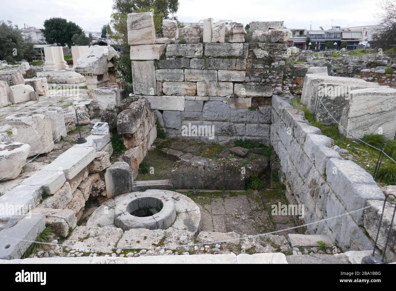 archaeological site of eleusis Stock Photo - Alamy