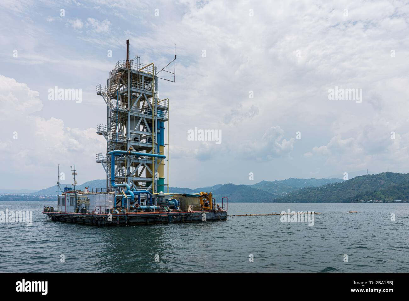 Search alamy Kivuwatt biogas plant on Lake Kivu, Rwanda Stock Photo - Alamy