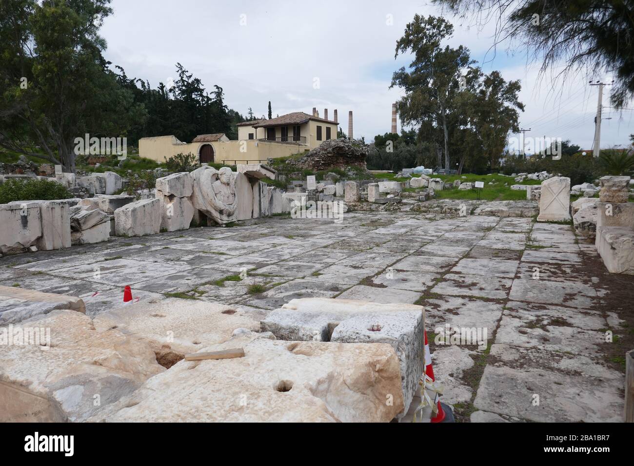 archaeological site of eleusis Stock Photo - Alamy