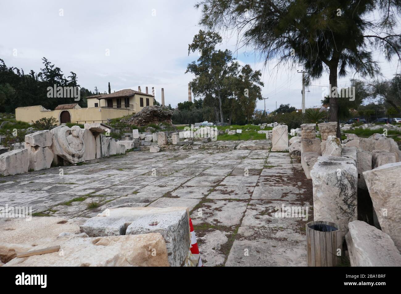 archaeological site of eleusis Stock Photo - Alamy